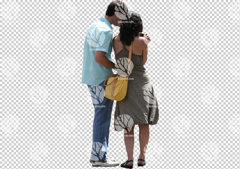 Gobotree - cut-out of Caucasian couple